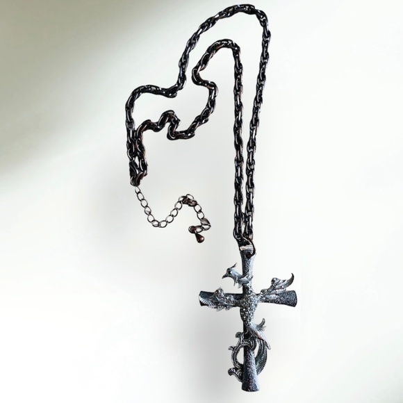 Fashion Jewelry | Jewelry | Goth Rustic Cross Necklace | Poshmark